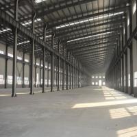 China Durable Steel Structure Workshop with Rock Wool Insulation and Painted Surface for sale