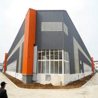 China Durable Steel Structure Workshop Featuring PU Roof Insulation for sale