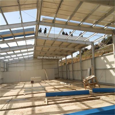 China Sustainable Low-Carbon Galvanized Steel Warehouse with EPS Roof Insulation Q235 Grade for sale