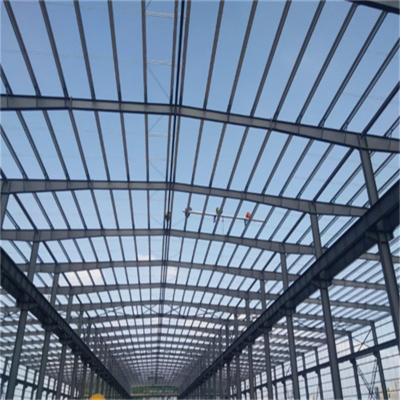 China Rugged Rigid-Frame Structural Steel Storage Warehouse with High-Performance Fireproof Insulated Sandwich Panels for Commercial Logistics for sale