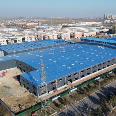 China Customized Large Span Pre Engineered Metal Frame Logistics Steel Warehouse Building for sale