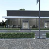 China Premium Steel Structure Showroom with Efficient Hall Design Features for sale