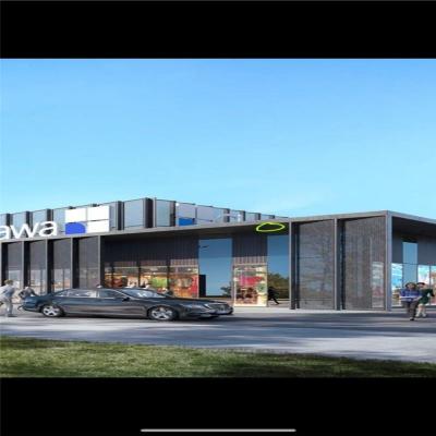 China High-Quality Supermarket Building with Durable Roof and Wall Types for sale