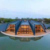 China Clear Span Steel Exhibition Hall Maximizing Interior Functionality and Flexibility for sale