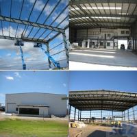 China Versatile Hangar Design Featuring Strong Eaves and Gutter System for sale