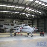 China Versatile Hangar Design Featuring Strong Eaves and Gutter System for sale