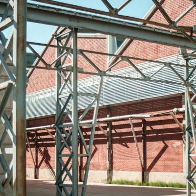 China Pre Engineered Steel Structure Mineral Water Plant with Partial Mezzanine Floor Design for sale