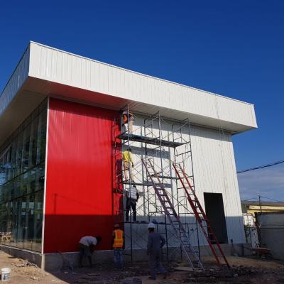 China Rock Wool Insulated Steel Factories for Modern Industrial Plants for sale