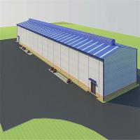 China Sturdy Steel Warehouse with Premium Panel Design Features for sale