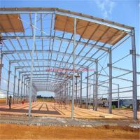 China Prefab Steel Warehouse Building with Open Interior and Fast Construction Process for sale