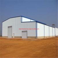China Prefab Steel Warehouse Building with Open Interior and Fast Construction Process for sale