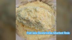 Food Grade Fruit Juice Decolorization Adsorbent Resin