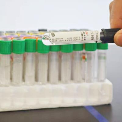 China Gray Cap EDTA Blood Collection Tube For Glucose Testing 13x75mm Blood Sample for sale