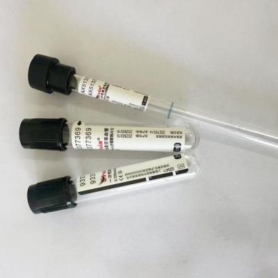 China High Throughput Vacuum Blood Test Tube Hematocrit Integrated  Black Esr Tube for sale