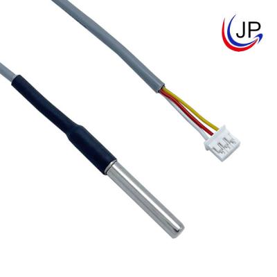 China Hoge Precisie Epoxy Digitale Temperatuursensor PVC In de schede gestoken Kabel DS18B20 Te koop