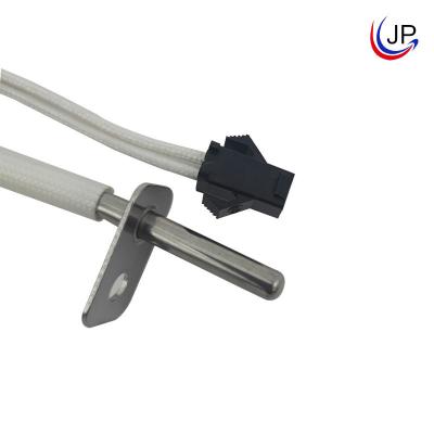 中国 電磁調理器および電気オーブン用ガラス繊維シリコンワイヤーNTCステンレス鋼温度プローブ 販売のため