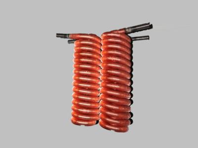 China Integrated Copper Finned Tube Coils / Finned Coils for Tankless Water Heaters for sale