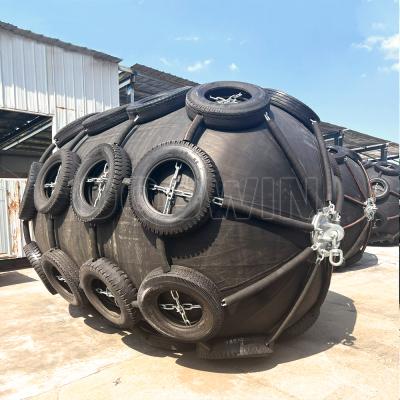 China Diameter 0.5m - 4.5m Yokohama Type Fender , Pneumatic Inflatable Rubber Fender for sale