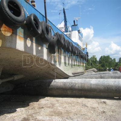China Rubber Vulcanizer Boat Lift Air Bags Ship Launching / Landing Airbag for sale
