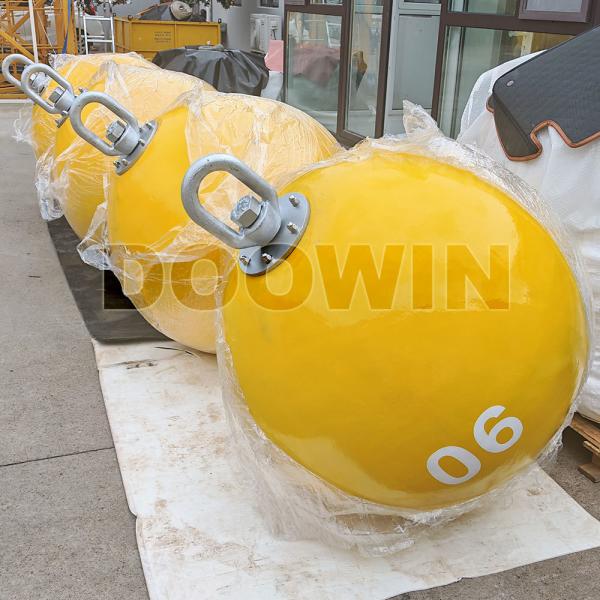 Quality Orange Yellow General Surface Buoys Mooring Pickup Buoy Corrosion Resistant for sale