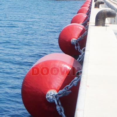 China EVA Foam Filled Fenders Bumper Buoy Marine Dock Edge Fenders White Cone Type for sale