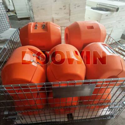 China Marine Floating Dredging Pipeline Polyethylene Hose Cable Floater Customized Shape for sale