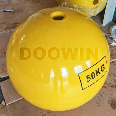 China Spherical Foam Buoy with Polyurethane Elastomer Skin and Self-fendering for 2000m Underwater Applications for sale