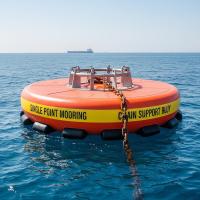 China Single Point Mooring System Use General Surface Chain Support Buoy for sale