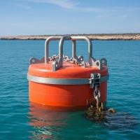 China Single Point Mooring System Use General Surface Chain Support Buoy for sale