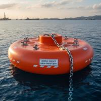 China Single Point Mooring System Use General Surface Chain Support Buoy for sale