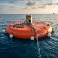 China Single Point Mooring System Use General Surface Chain Support Buoy for sale