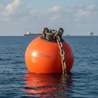 China Single Point Mooring System Use General Surface Chain Support Buoy for sale