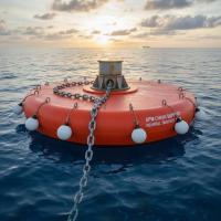 China Single Point Mooring System Use General Surface Chain Support Buoy for sale
