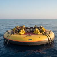 China Single Point Mooring System Use General Surface Chain Support Buoy for sale