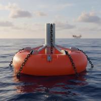 China Single Point Mooring System Use General Surface Chain Support Buoy for sale