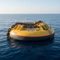 China Single Point Mooring System Use General Surface Chain Support Buoy for sale