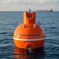 China Single Point Mooring System Use General Surface Chain Support Buoy for sale