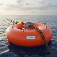 China Single Point Mooring System Use General Surface Chain Support Buoy for sale