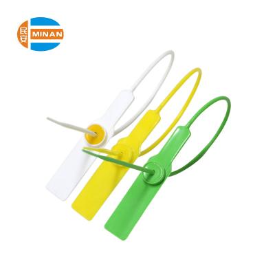 China MA - PS 6005 fixed length tamper proof pull tight security pull tight plastic seal for sale