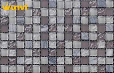 China Washables Indoor Glass Ceramic Mosaic Tiles / Kitchen Floor Ceramic Tile for sale
