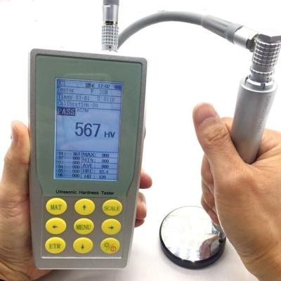 China Uci Ultrasonic Portable Hardness Tester Digital Slef Calibration Gray Color for sale