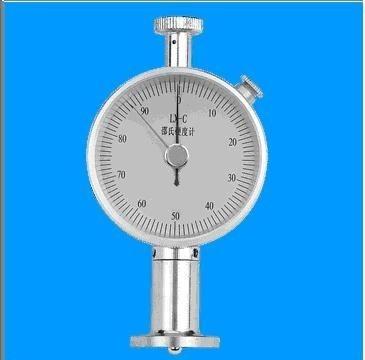 China Accurate handheld design peak hold type durometer LX-C-2 twin needle, high precision shore durometer for sale