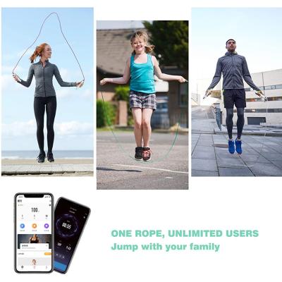China Smart Jump Rope With APP Logo Custom Digital Jump Rope Fitness Speed ​​Calorie Counting for sale