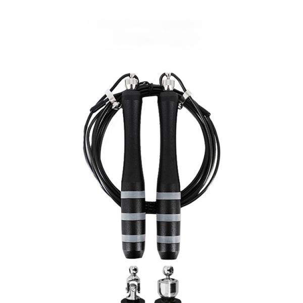 Quality Custom Made Speed ​​Wire Stainless Steel Jump Rope With Aluminum Handle for sale