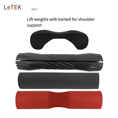 Cina Urich TPE Barbell Protector Logo personalizzato Nero Rosso Blu schiuma PU Protezione spalla Pad in vendita