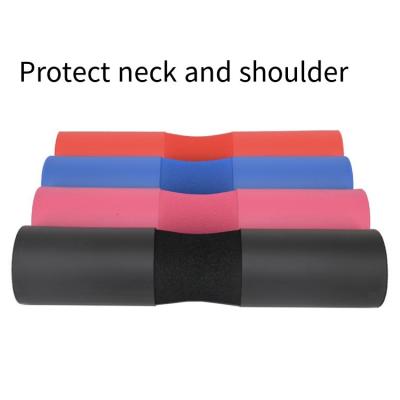 Cina Urich TPE Barbell Protector Logo personalizzato Nero Rosso Blu schiuma PU Protezione spalla Pad in vendita