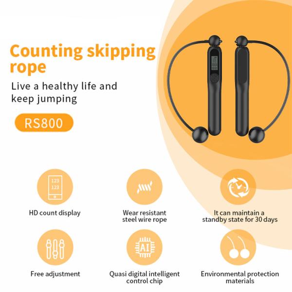 Quality Replaceable Rope Burning Fat Sports Professional Smart Electronic Counting Jump for sale