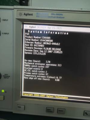 China Agilent E4448A 50 GHz Wideband Spectrum Analyzer / Radio Frequency Analyzer for sale
