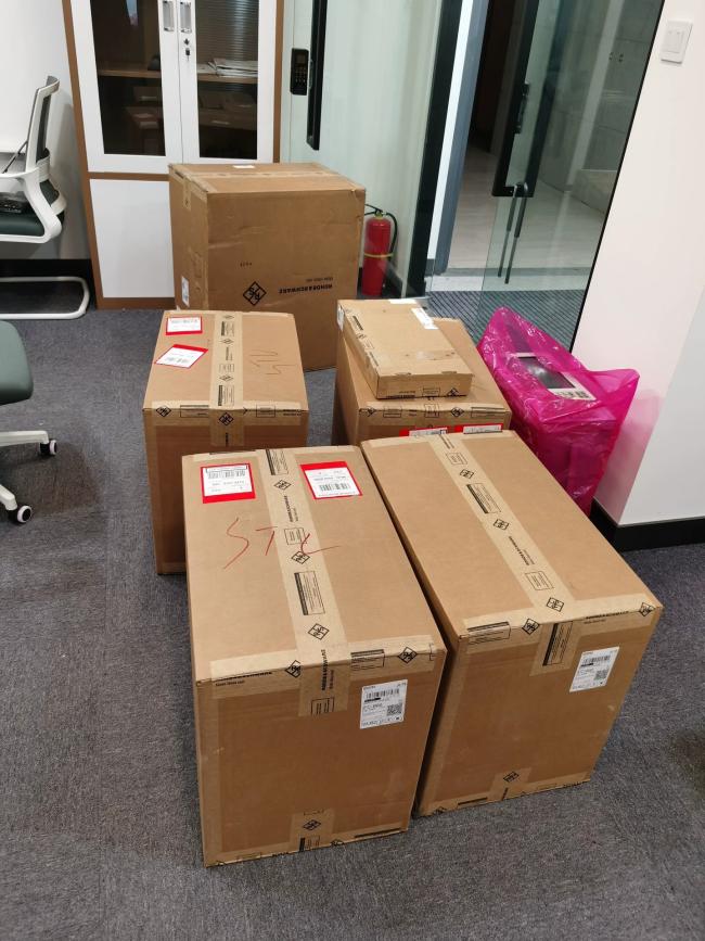 Close-up of Rohde & Schwarz FPL1003 Spectrum Analyzer display