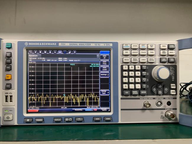 Rohde & Schwarz FSV4 Spectrum Analyzer side view